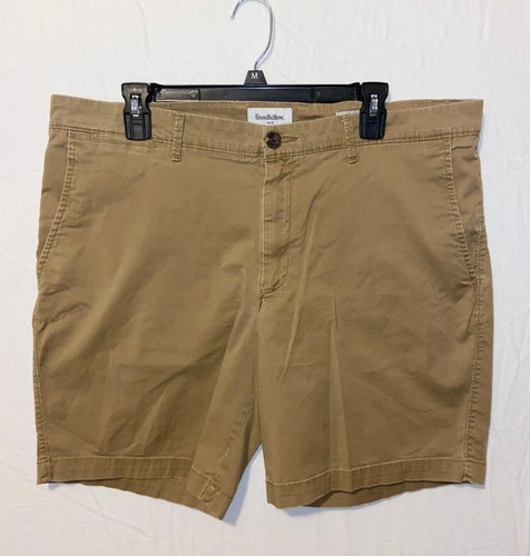 Goodfellow & Company Men Size 38 Linden Tech Khaki Chino Shorts Men ...