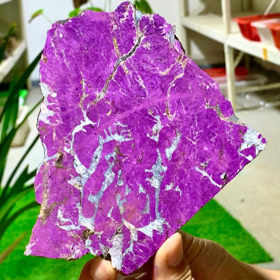 285G Namibia Natural Metallic Dark Purple Purpurite Piece Rough Rare ...