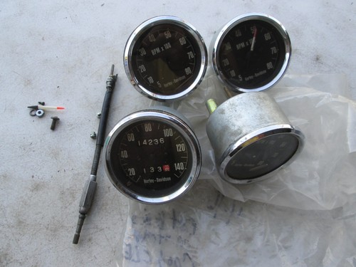 Harley-Davidson Speedometer/Tachometer Parts Lot Shovelhead FXE FXS OEM ...