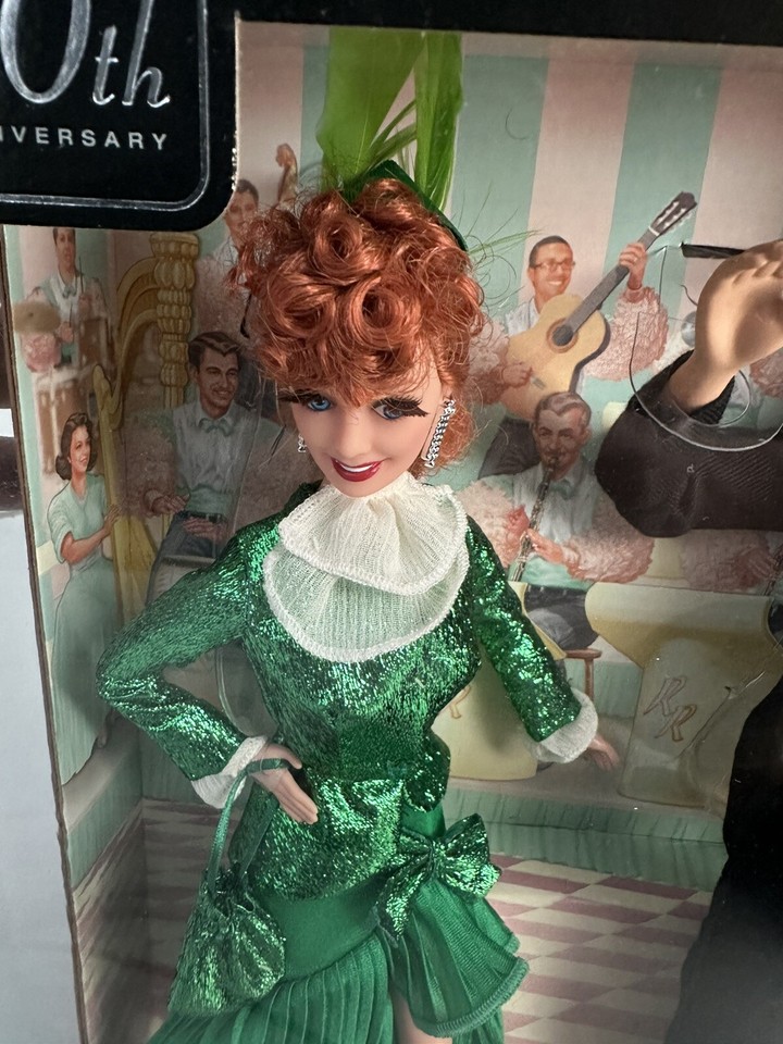 I Love Lucy The Diet Barbie Doll Lucy & Ricky Set Pink Label 2010 | eBay