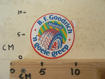 STICKER,DECAL BF GOODRICH 'N GOEIE GREEP B'F GOODRICH BANDEN REIFEN ...