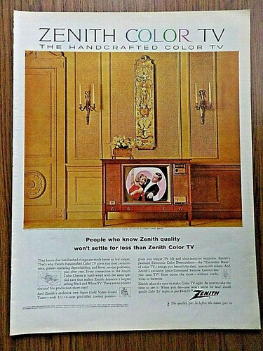 1964 Zenith TV Television Ad Valencia Model | eBay