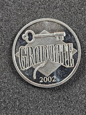 🌟 1 oz .999 Fine Silver GRADUATION CLASS OF 2002 Graduate Round Coin | eBay