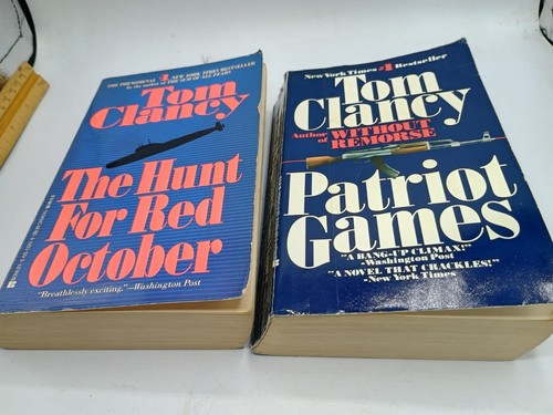 Tom Clancy Lot- The Hunt for Red October- Patriot Games | eBay