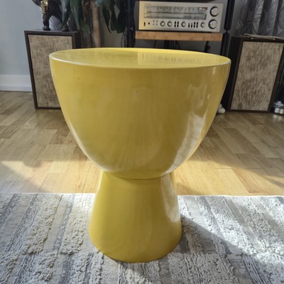 Habitat Stool Yellow Metal Tam Tam Side Table Pols Potten Vintage FREE ...