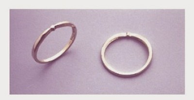 14kt White or Yellow Gold Wedding Band Size 4-8 (Matches 4-Prong Deep ...