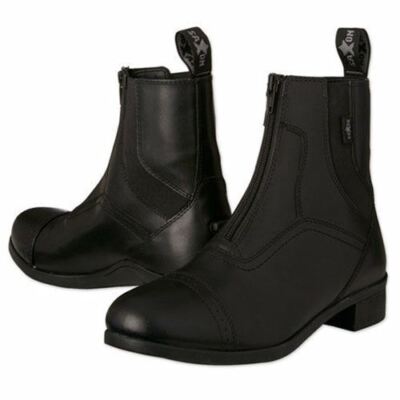 Saxon Syntovia Kids Zip Paddock Boots | eBay