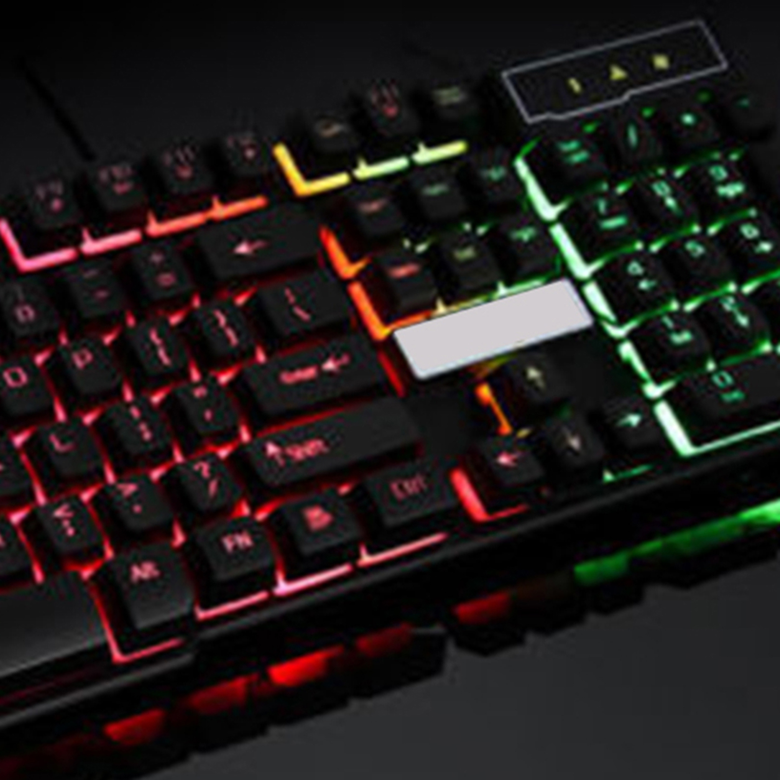 Keyboard Wired Wear-resistant Illuminated Led Gaming Keyboard Backlit ...