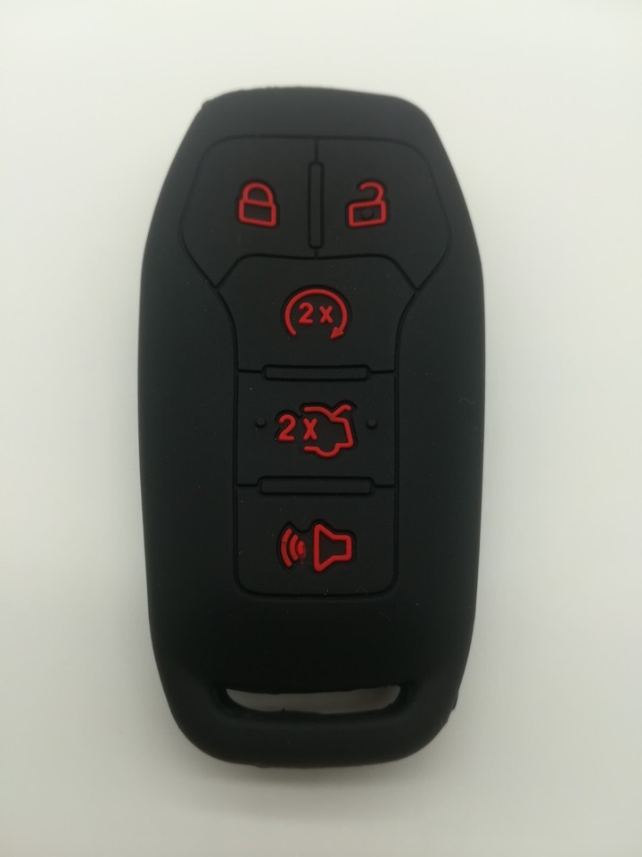 Rubber Remote Key Cover for Ford Fusion Mustang Edge EXPLORER F-150 F ...