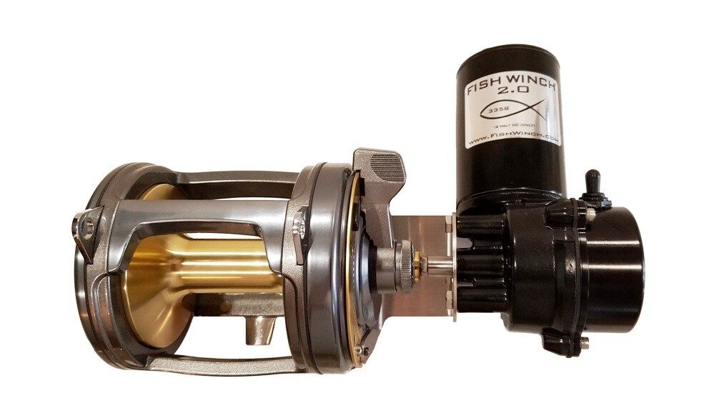 FISH WINCH® 2.0 - Electric Fishing Reel MOTOR - Fits PENN 30VSW, 30VSWS ...