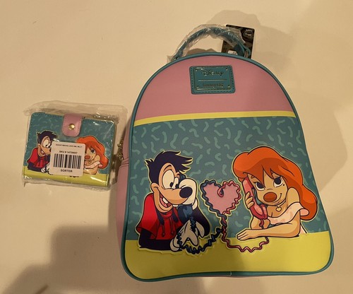 Loungefly Disney A Goofy Movie, Max And Roxanne Mini Backpack & Wallet ...