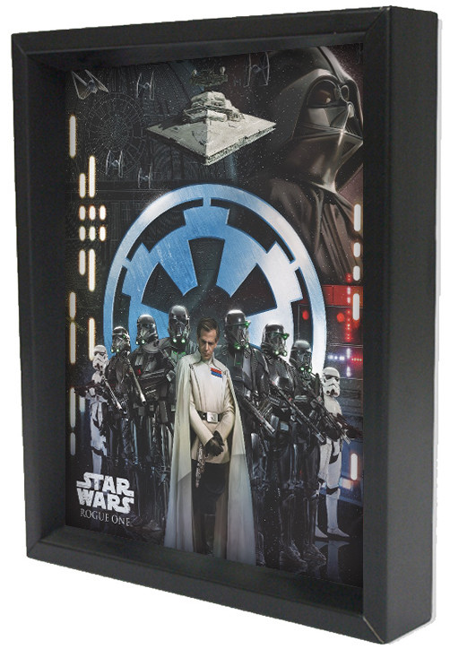 STAR WARS R1- IMPERIAL ARMY 8x10 3D SHADOWBOX JEDI DECOR FILM SPACE ...