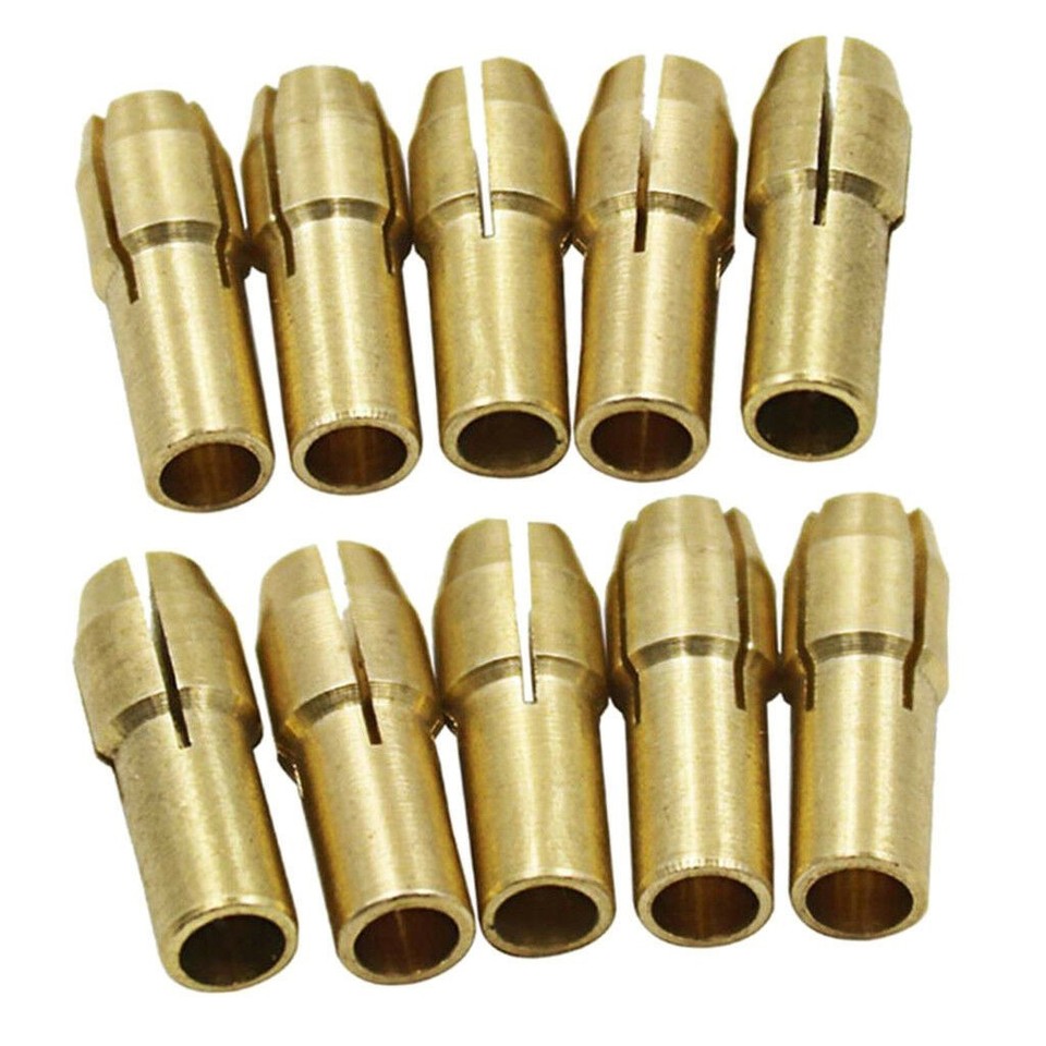 10Pcs 0.5-3.2mm Small Electric Drill Bit Collet Mini Drill Tool Chuck ...