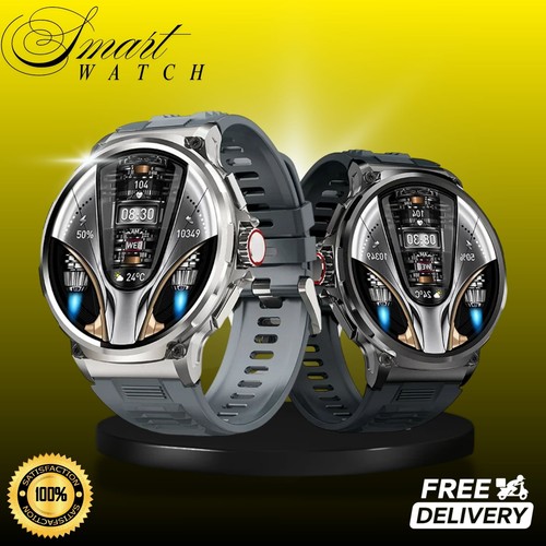 V69 Smart Watch for Men – 1.85" HD Display, Fitness Tracker, 100-Day ...