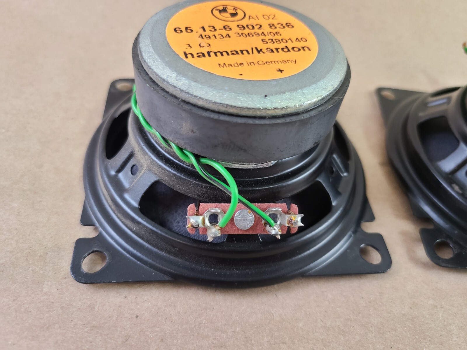 1996 - 2002 BMW Z3 ROADSTER REAR MID RANGE HK Harman Kardon SPEAKERS | eBay