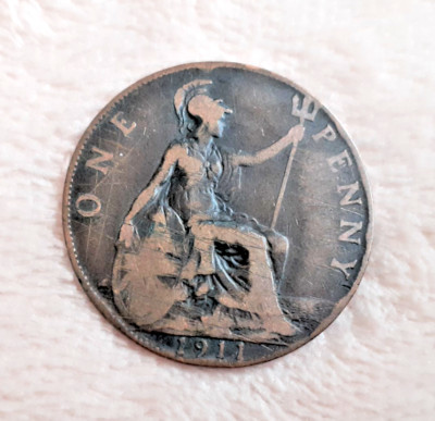 OLD ENGLISH 1911 - 1p Coin | eBay UK