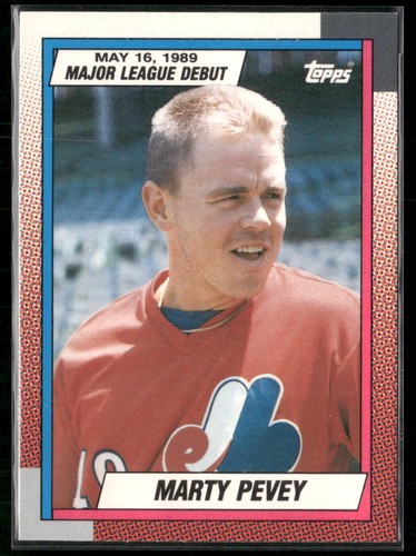 1990 Topps Major League Debut 1989 #98 Marty Pevey | eBay