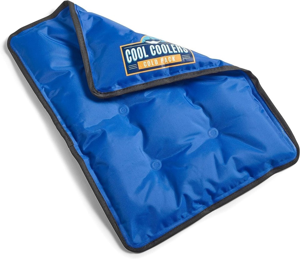 Cool Coolers Flexible Gel Ice Pack, Standard Large 11"X 14.5, Reusable ...