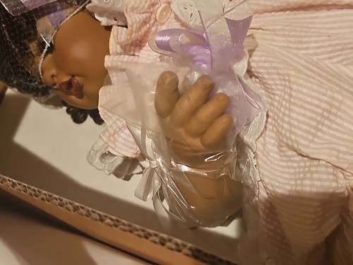 VERY RARE NEW 04' African American Baby Boo Doll By Fayzah Spanos LE 85 ...