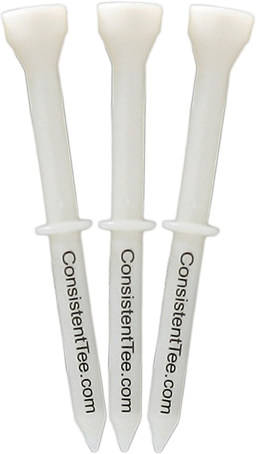 Consistent Tee Golf Tees - 10 pack - 3.25" - White Golf Tees | eBay