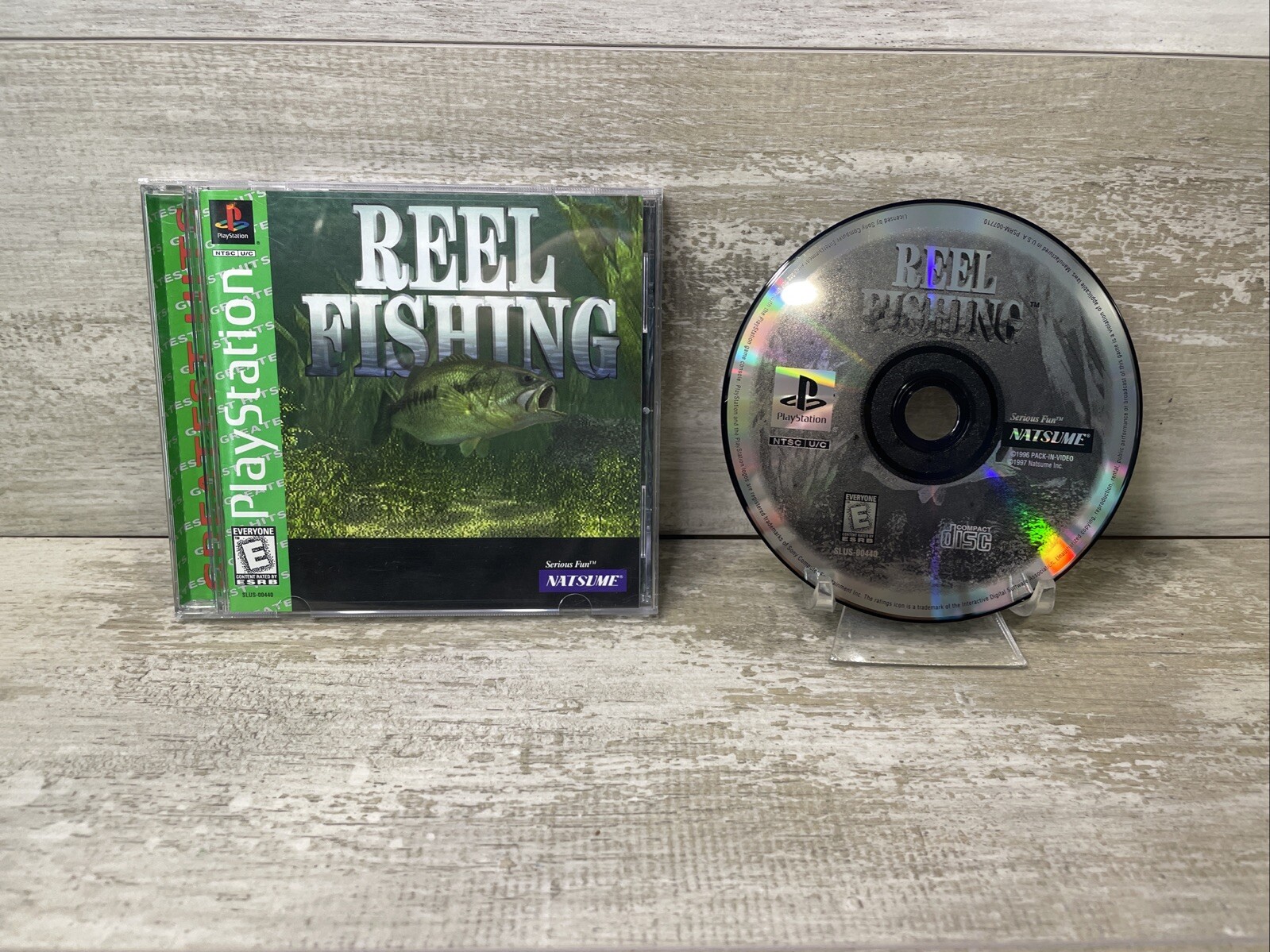 Reel Fishing (PlayStation 1 PS1) Greatest Hits CIB COMPLETE & TESTED ...