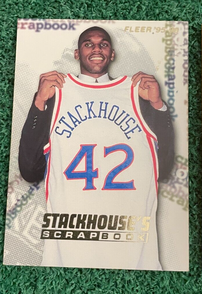 1995-96 Fleer - Stackhouse's Scrapbook #S-2 Jerry Stackhouse | eBay