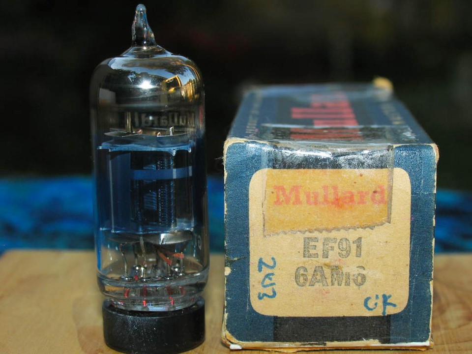 Mullard UK EF91 6AM6 Little Dot amp pentode strong NIB NOS tube | eBay