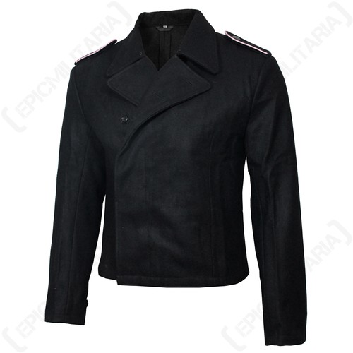 German Elite Black Panzer Wrap - WW2 Army Tunic Jacket Repro Uniform ...