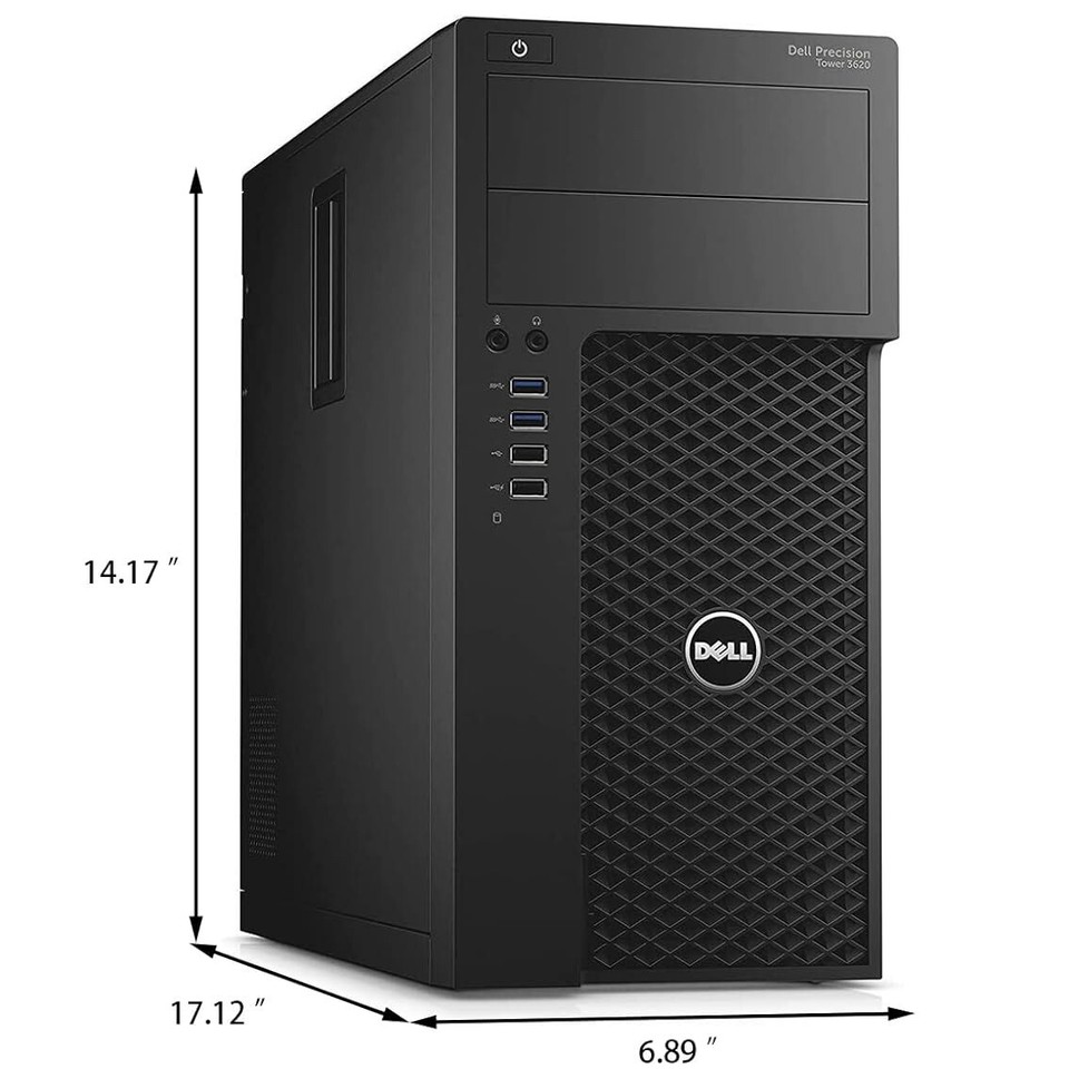 Dell Precision Mini Tower Core i7 32GB RAM 1TB SSD Wi-Fi 3620 Windows ...