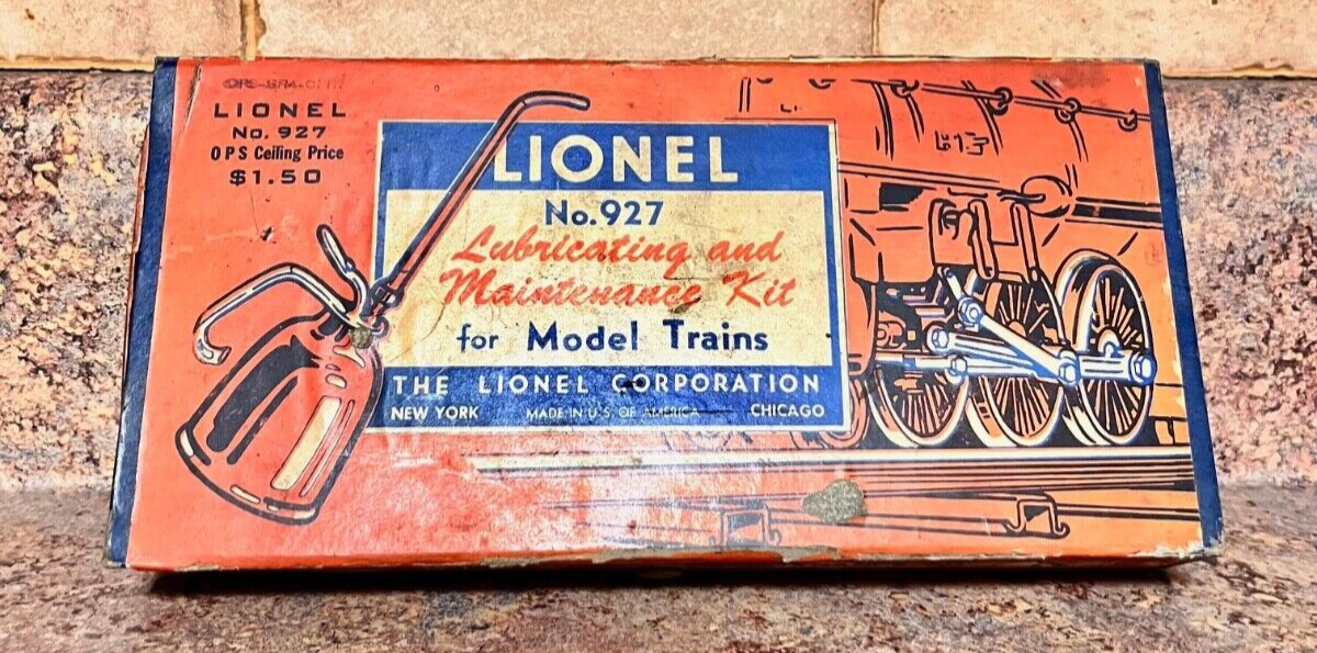 LIONEL TRAINS LUBE AND MAINTENANCE KIT WITH BOX, LUBE, OIL AND CLEANER ...