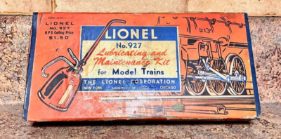 LIONEL TRAINS LUBE AND MAINTENANCE KIT WITH BOX, LUBE, OIL AND CLEANER ...