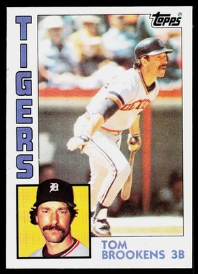 1984 Topps #14 Tom Brookens - ExMt+ | eBay