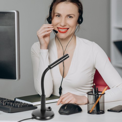 USB Microphone Practical Computer Microphone Game Mic Computer ...