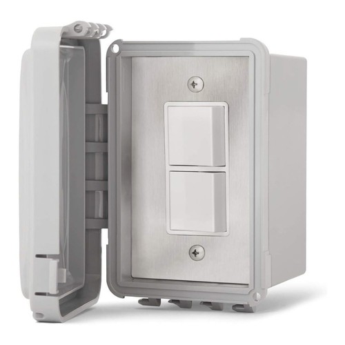 INFRATECH Surface Mount Single Duplex Switch w/ Weatherproof Cover and ...