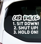 Car Rules Decal Stickers JDM Car Truck Tumbler Window Bumper 22 ...