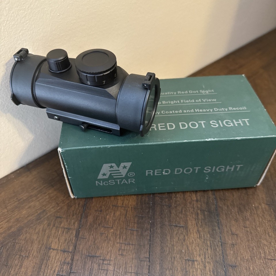 NcSTAR Compact Scope 1x30mm w/ Red Illuminated Hunting Sight Scope ...