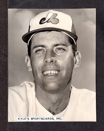 Ron Hunt MONTREAL EXPOS UNSIGNED 4-5/8 x 5-7/8 ORIGINAL B & W STAFF ...