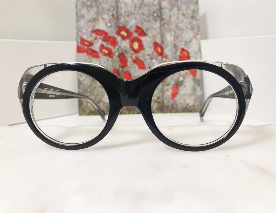 Eyeglasses frame Black And Translucent Workshop 22 optical frame Made ...