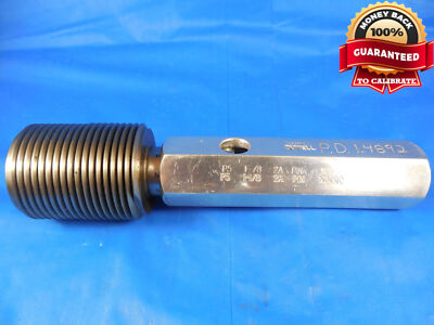 P5 1 1/8 10 2A PIN SUCKER ROD SET THREAD PLUG GAGE 1.125 NO GO ONLY P.D ...