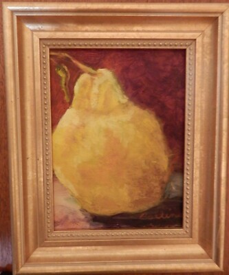 Collins Redman Still Life Oil Painting "The Pear" | eBay