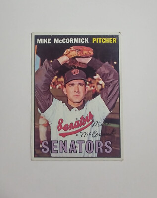 1967 Topps #86 Mike McCormick - Senators - VG/EX | eBay
