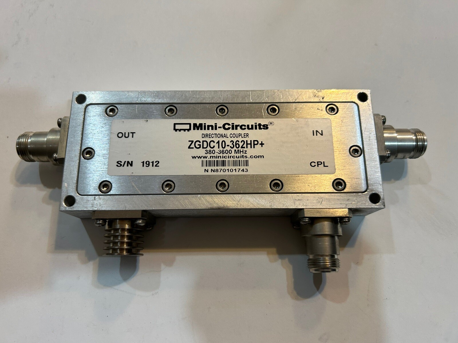 Mini-Circuits Directional Coupler ZGDC10-362HP+ | eBay
