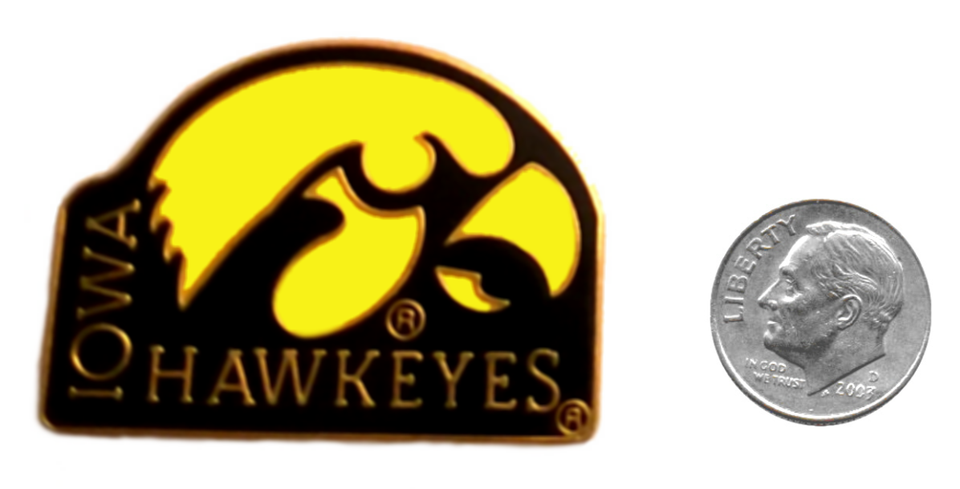 Iowa Hawkeyes Pin VINTAGE HARD TO FIND University of Iowa Pins College ...