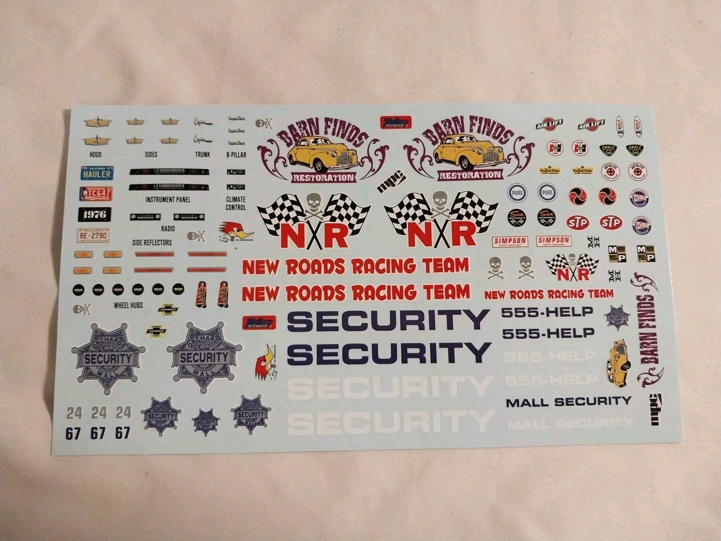 MPC 1976 Chevy Caprice 1:25 Scale Model Car Kit Decals Only!!! | eBay