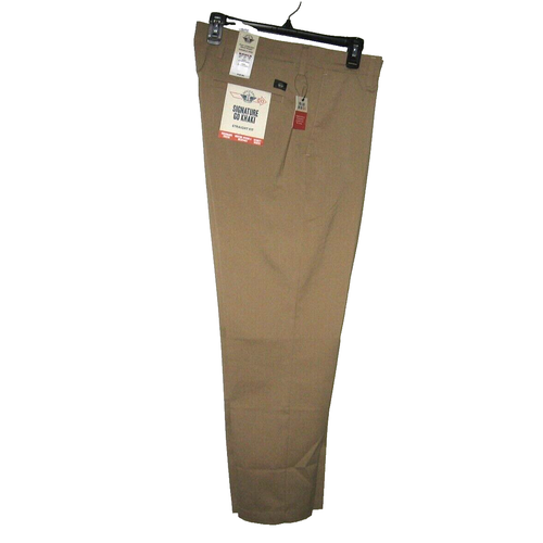 Mens Dockers Signature Go Khaki Pant 40x32 Harvest Gold Straight Fit ...