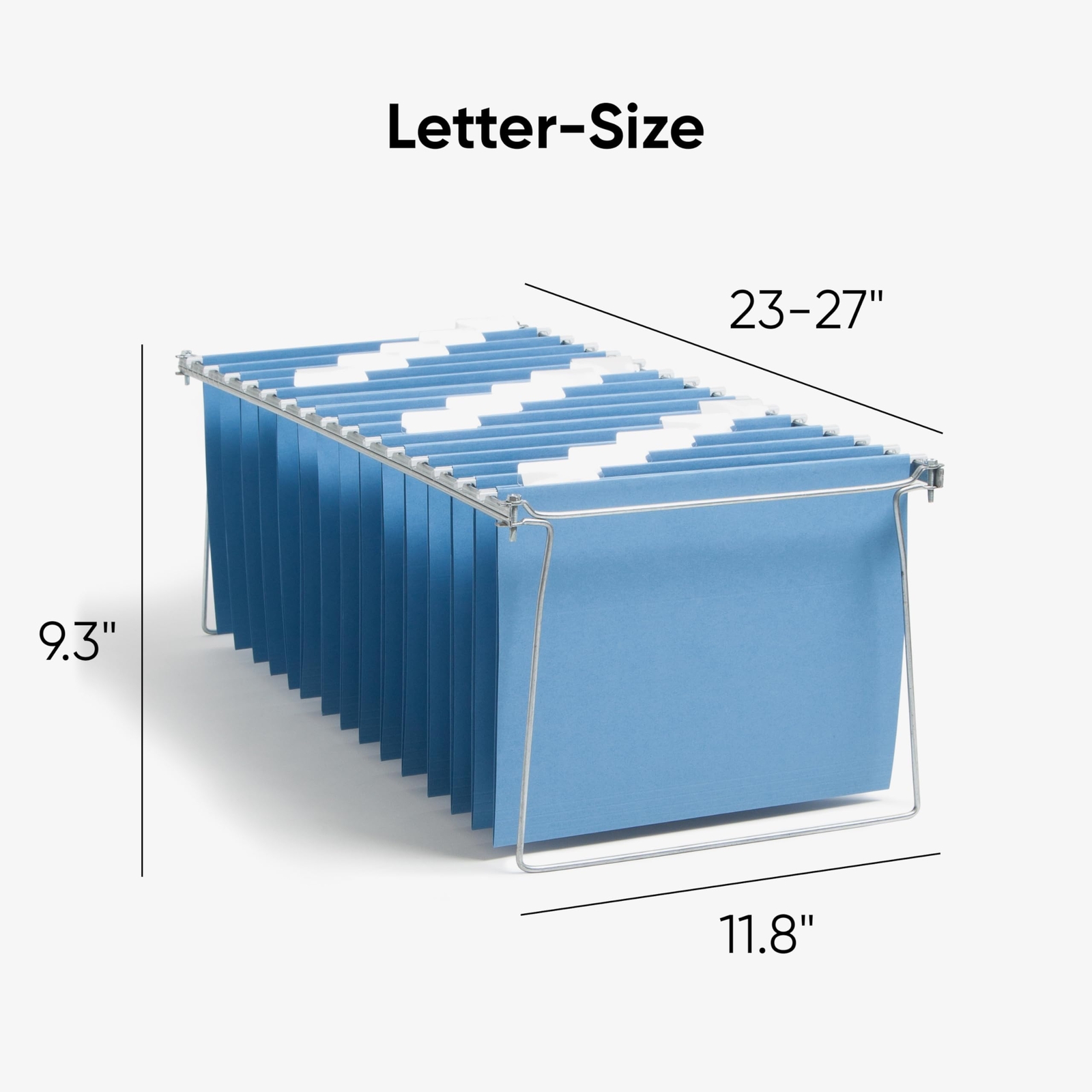 Smead Hanging Steel Letter Size File Folder Drawer Frames 2 Count 64872 ...