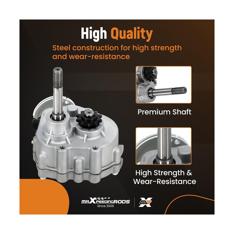 maXpeedingrods Go Kart Forward Reverse Gearbox Kit 212cc for 2HP-13HP ...