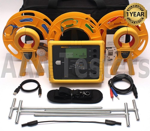Fluke 1623-2 Kit GEO Earth Ground Resistance Tester kit 1623 2 | eBay
