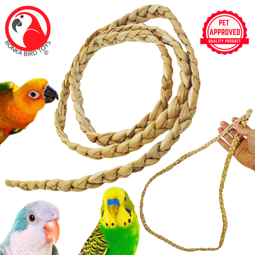 Bonka Bird Toys 2135 Braided 48-Inch Palm Rope Foot Talon Craft Part ...