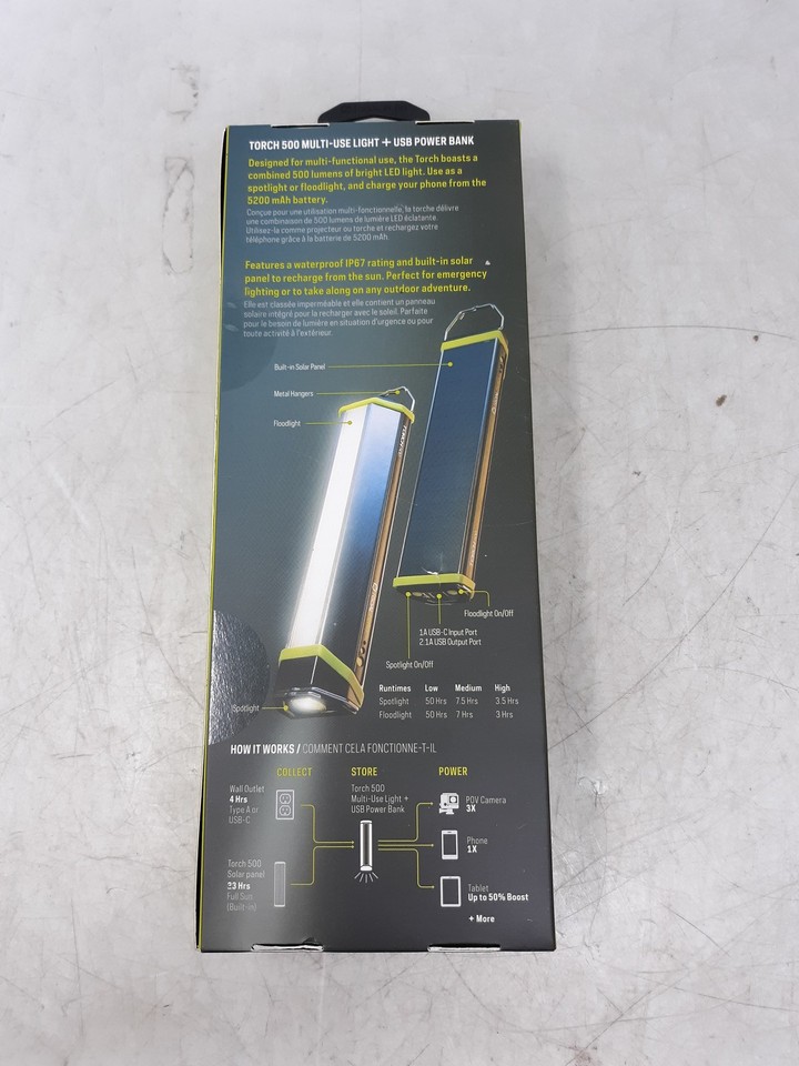Goal Zero Torch 500 Multi-Use Light + USB Power Bank | eBay